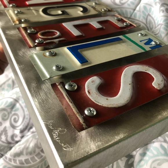 Wall Decor | Custom Artwork License Plate Angels | Poshmark